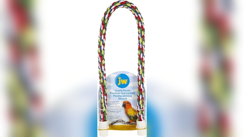 Best Rope Perch for Conures (Flexible) for Comfortable Bird Playtime ...